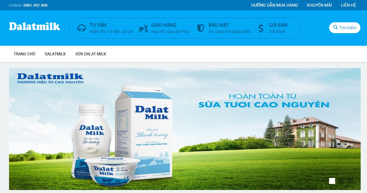 SỮA DALAT MILK - DALATMILK - SỮA ĐÀ LẠT